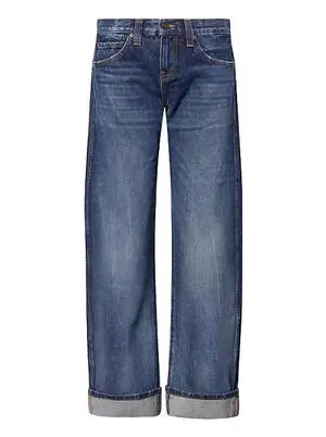Khaite Karo Turn-up Straight-leg Jeans - Lykens