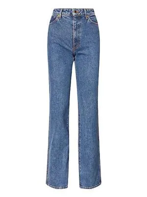 Khaite Danielle Straight-leg Denim Jeans - Boone