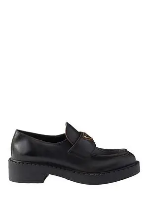 PRADA Branded Leather Loafers
