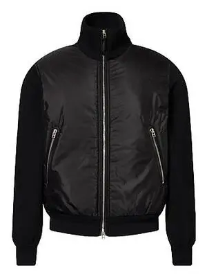 TOM FORD Hybrid-knit Padded Shell Jacket - Black