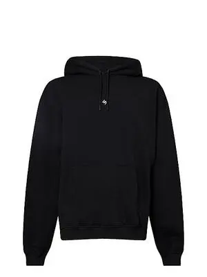 247 BY REPRESENT Graphic-print Cotton Hoody - Jet Black