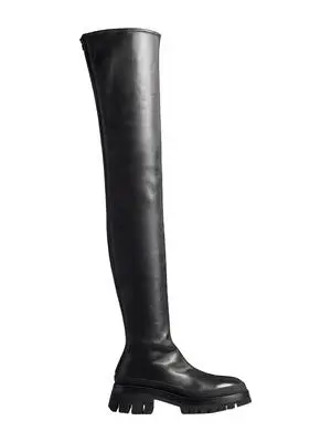 Khaite Fallon Over-the-knee Leather Boot - Black