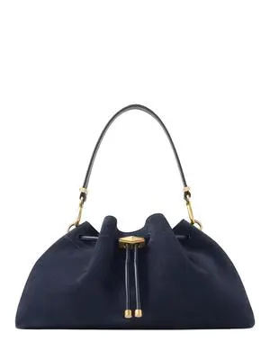 JIMMY CHOO Cinch Medium Bucket Bag - Marine/gold