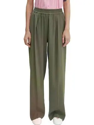 SAMSOE SAMSOE Elasticated Pleated Trousers - Green