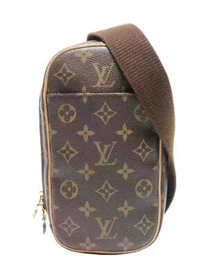 LOUIS VUITTON 2011 Pochette Gange Shoulder Bag - Brown
