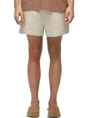 OSKLEN Textured Drawstring Shorts - Neutrals