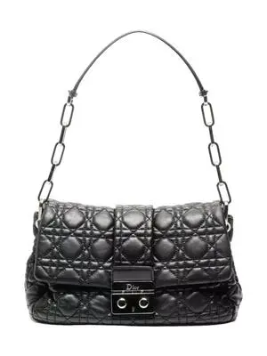 Dior 2011 Cannage Chain Shoulder Bag - Black