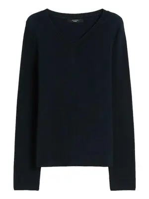 Max Mara Cotton Boxy Sweater - Navy