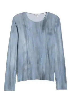 Vince Pima Cotton & Modal Top - Azura Wash