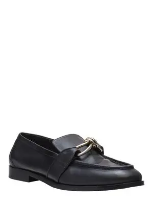 Bottega Veneta Astaire Knot Bit Loafer - 1011 Black/silver