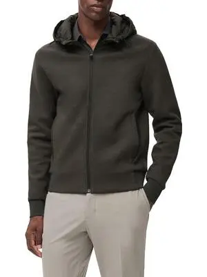 Mango Regular Fit Thermolite® Performance Zip Hoodie - Medium Brown