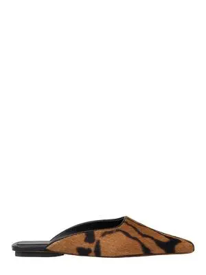 Stella McCartney Square-toe Backless Mules - Ocelot