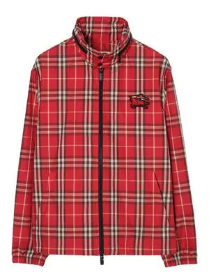 Burberry Check Lightweight Jacket - Crayon Red