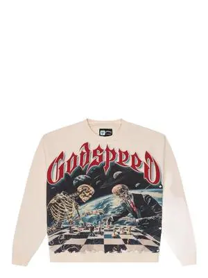 GODSPEED Checkmate Sweater - Bone