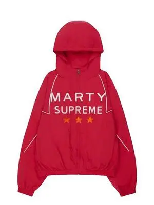 NAHMIAS X Marty Supreme A24 Classic Warm Up Jacket - Dark Red