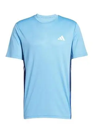 Adidas Train Essentials Seasonal Colorblock T-shirt - Semi Blue Burst