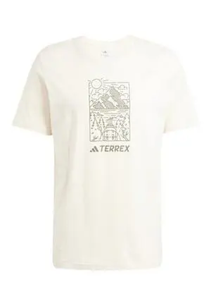 Adidas Terrex Graphic T-shirt - Wonder White