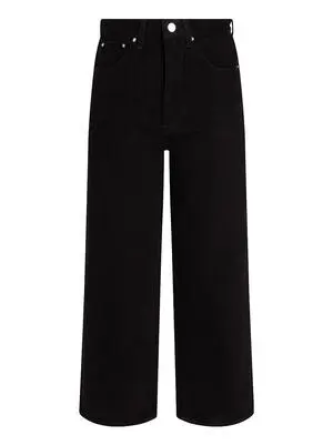 TOTEME High-rise Straight-leg Jeans - Black
