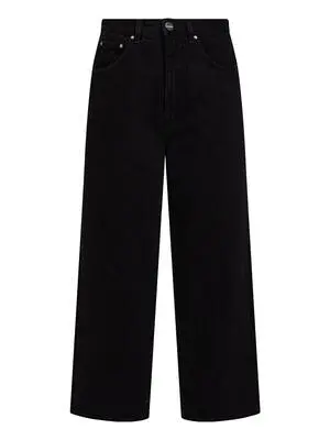 TOTEME High-rise Wide-leg Jeans - Black