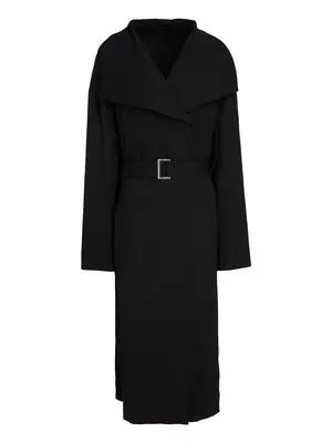 TOTEME Belted Twill Coat - Black