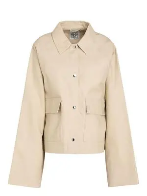 TOTEME Cotton-canvas Jacket - Sand