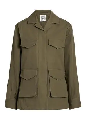 TOTEME Cotton-twill Jacket - Army Green