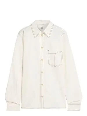 TOTEME Cotton-twill Shirt - Off-white