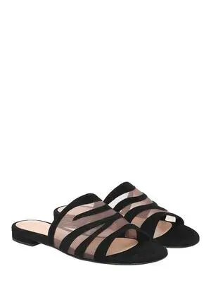 GIANVITO ROSSI Tigra Sandals - Black Suede