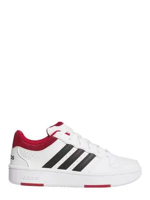 Adidas Hoops Classic Lace Up Sneakers - Cloud White/core Black/team Victory Red