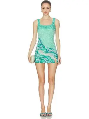 LA FUORI Mini Dress - Sea