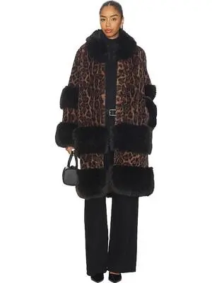 Adrienne Landau Suzie Coat - Suzie Cheetah