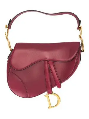 FWRD RENEW Dior Saddle Bag Red