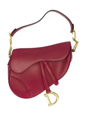 FWRD RENEW Dior Saddle Bag - Wine Red