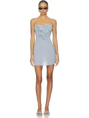 Magda Butrym Sleeveless Mini Dress - Light Blue