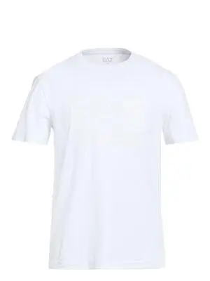 EA7 T-shirt Size Cotton, Elastane - White