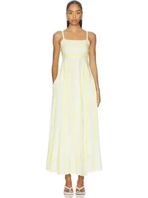 Beach Riot X Rianne Maxi Dress - Lemonade Stripes