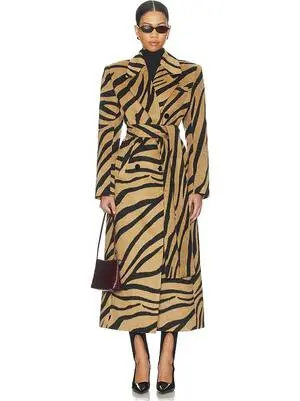 SEROYA Petal Coat - Zebra
