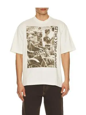 FOX RACING Circa 74 Oversized Tee In White - Off White