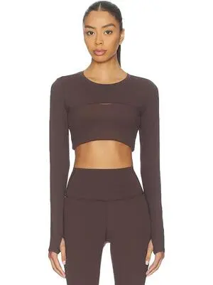Splits59 Amelia Airweight Lite Shrug - Dark Chocolate