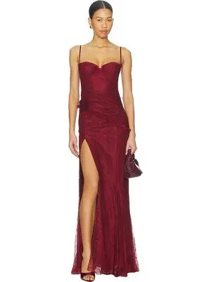 Majorelle Salma Gown - Wine