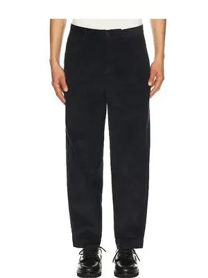 Fred Perry Tapered Corduroy Trousers - Navy