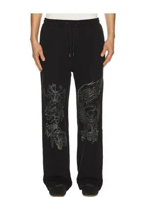 JUNGLES Jungles Loud Noises Track Pant In Black.