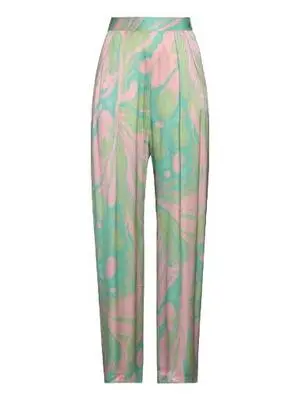 Pinko Wide-leg Viscose Pants - Pink