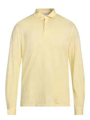 FILIPPO DE LAURENTIIS Polo Shirt Pastel Size Cotton - Yellow