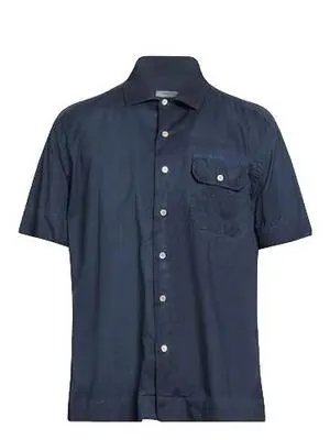 Boglioli Shirt Size Cotton - Navy