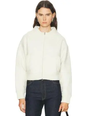 Guest In Residence Cross Country Bomber Jacket - Cream
