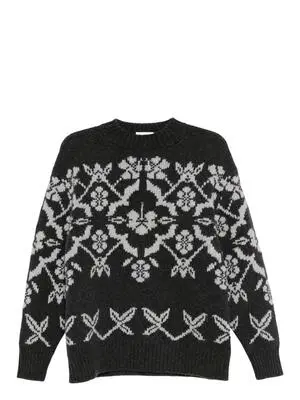 HIGH SPORT Fairisle Jumper - Grey
