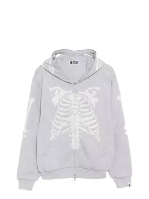 A BATHING APE Graphic-print Hoodie - Grey