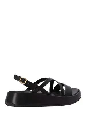 Fitflop Multi-strap Platform Sandals - All Black
