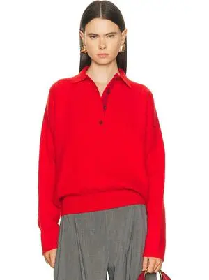 Jacquemus La Maille Vareuse Pallone - Red